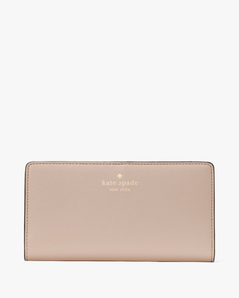 Large Beige Wallet Sale | kate spade outlet