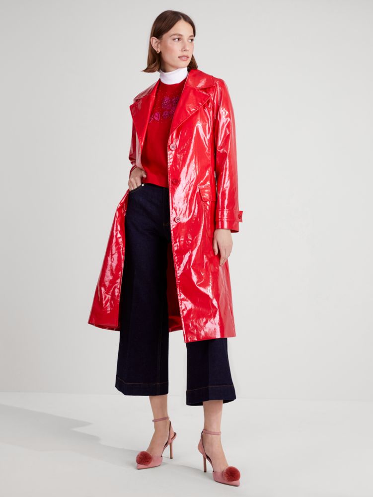 Patent Trench Coat | Kate Spade New York