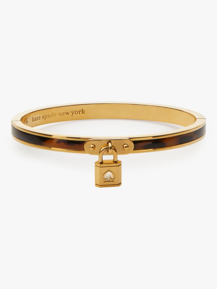 Lock And Spade Charm Bangle | Kate Spade UK