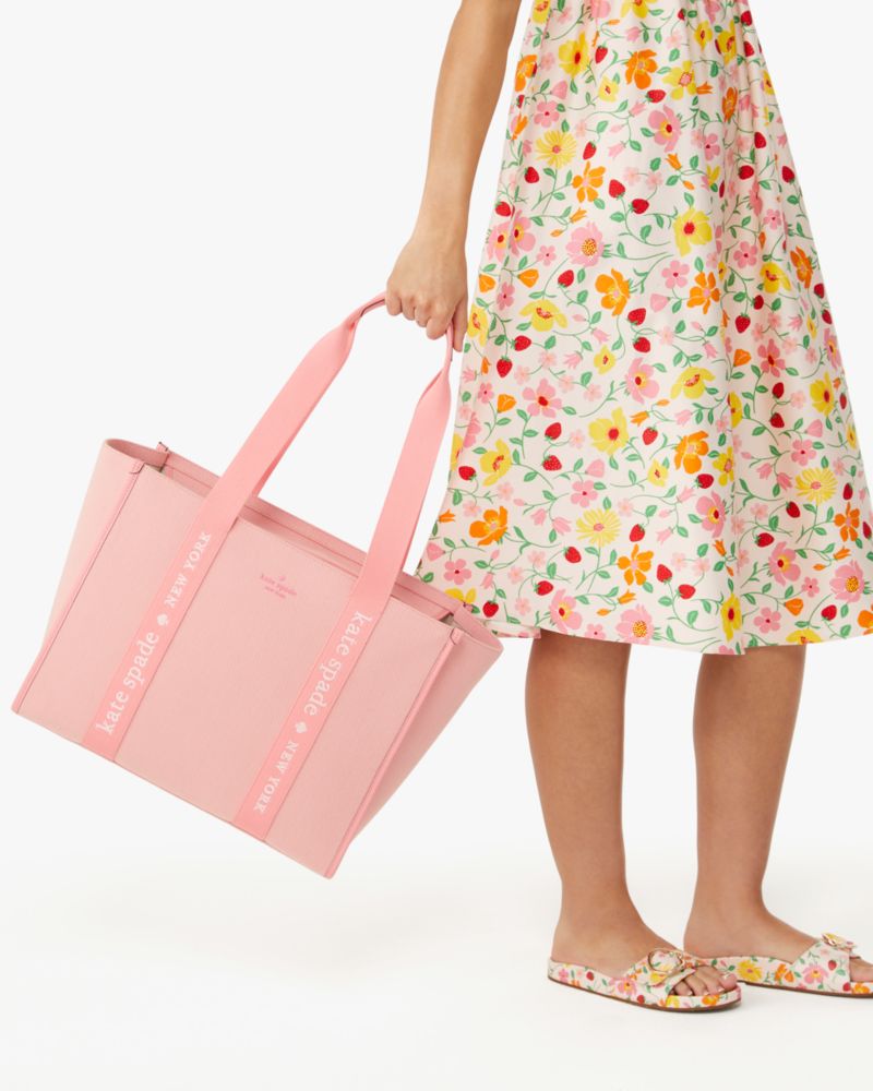 Kip Canvas Large Tote | Kate Spade Outlet