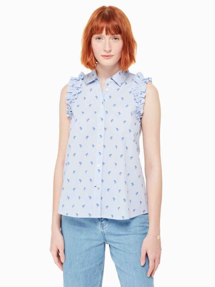 Sleeveless Palm Tree Top | Kate Spade New York | Kate Spade New York