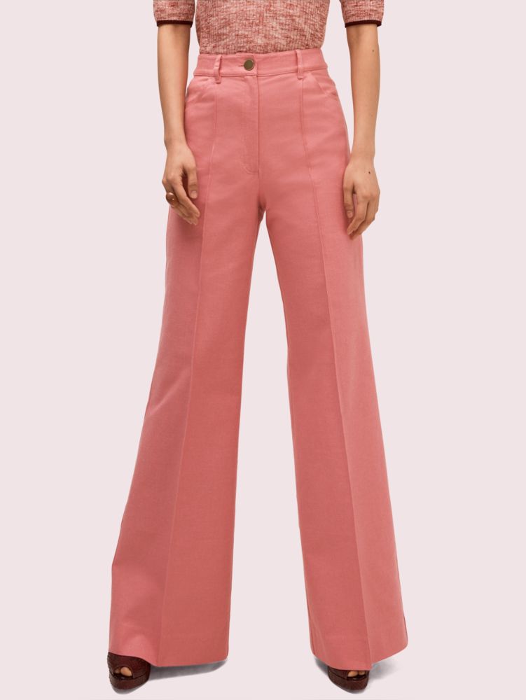 Heather Basket Weave Flare Pant | Kate Spade GB