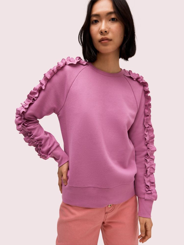 Ruffle Pullover | Kate Spade Outlet | Kate Spade New York