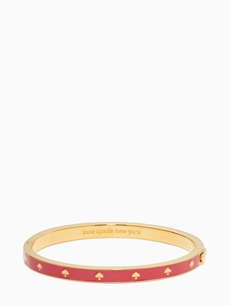 Spot The Spade Enamel Hinged Bangle | Kate Spade UK