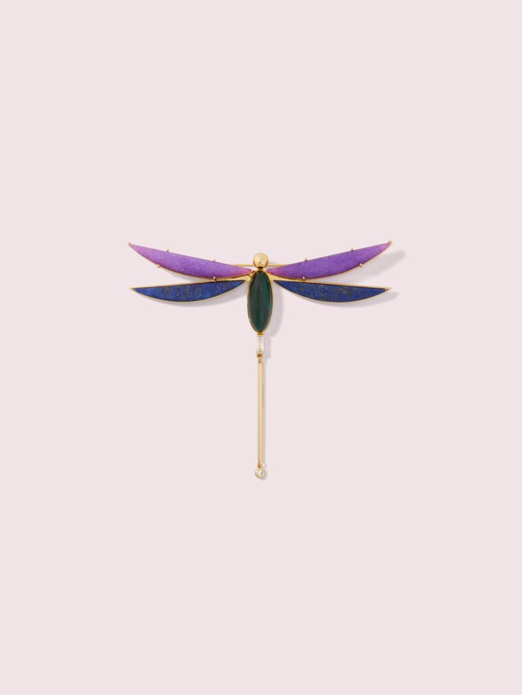 Future Heirloom Stone Dragonfly Brooch | Kate Spade GB